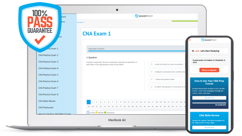CNA Prep Course | 8 Full-Length Practice Exams | BoostPrep