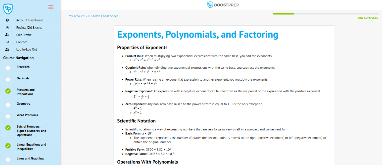 TSIA2 Math Test Prep | Full-Length Exams, Cheat Sheets, & More