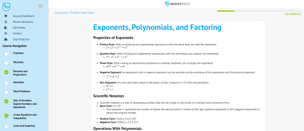 TSIA2 Math Test Prep | Full-Length Exams, Cheat Sheets, & More