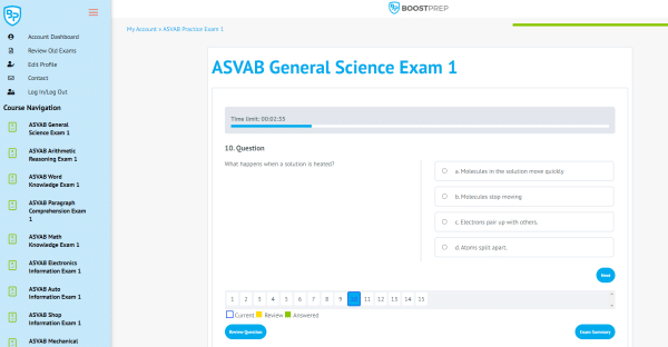 ASVAB Prep Course | Full-Length Exams, Flashcards, & More