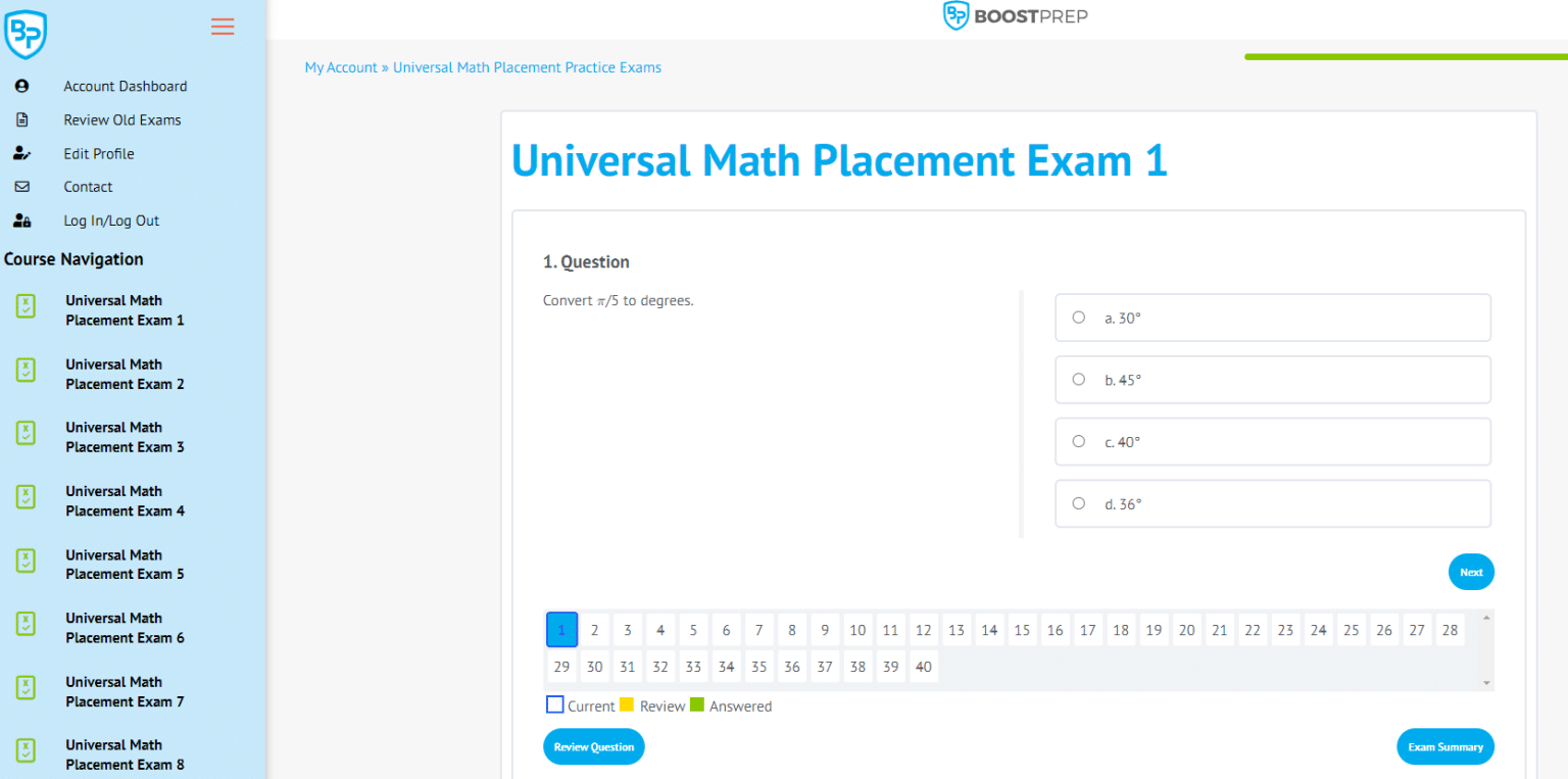 Math Placement Test Prep | 600+ Questions & Cheat Sheets